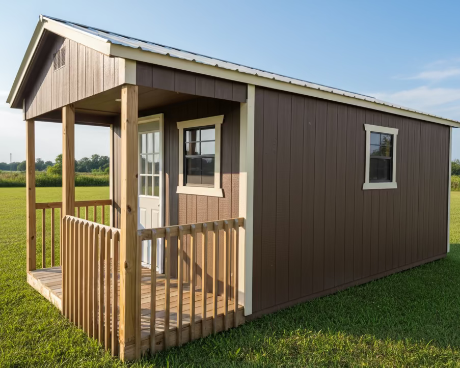 10 X 16 A-Frame Shed (SKU: OBMT-21037) -$8,500.00 USD - | Bunce Buildings